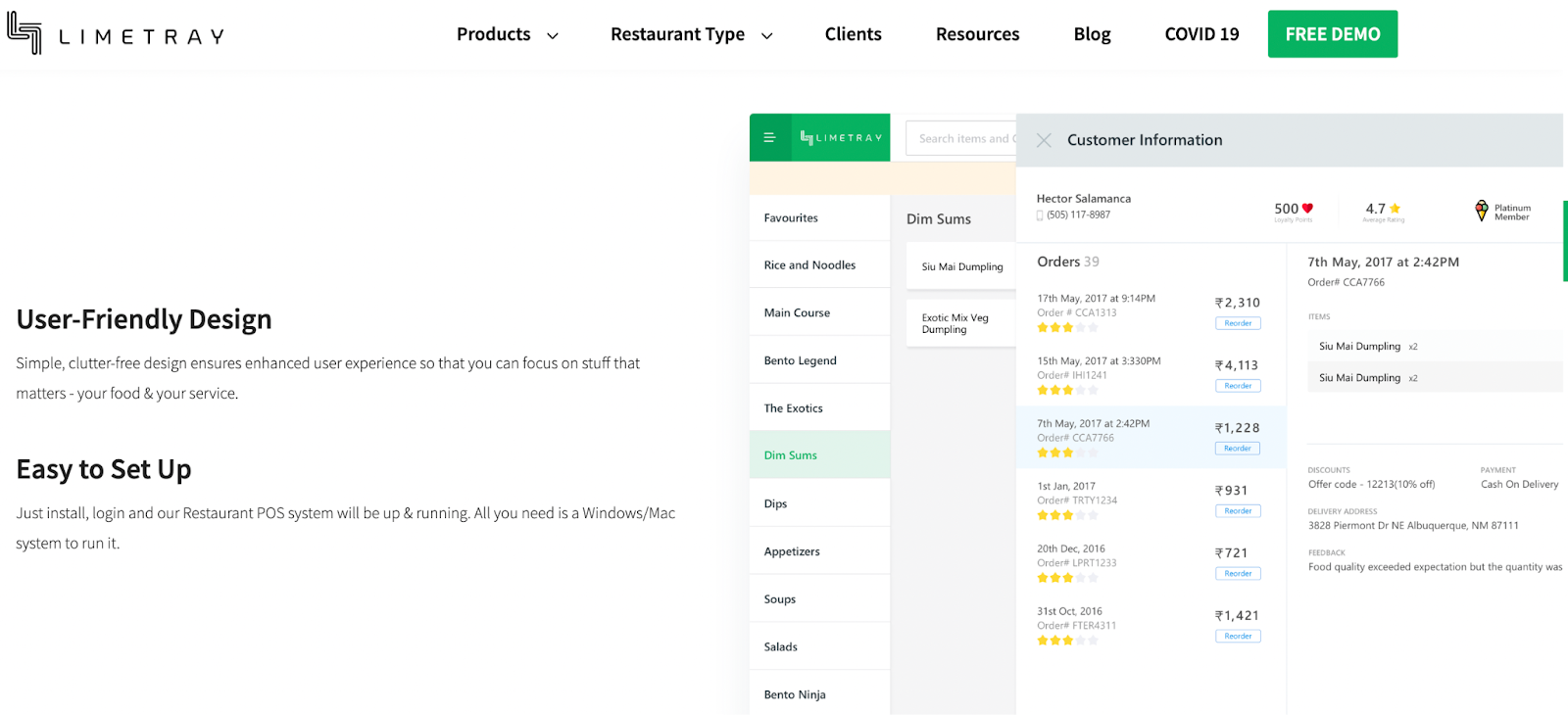 Custom Restaurant POS Software Development Services and Features – Limetray